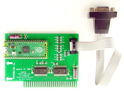 VGA card for Apple II/II+/IIe and compatible computers, Assembled and ...