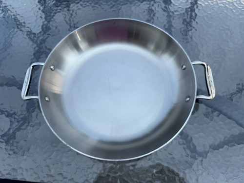 All-Clad 13 Inches Round Stainless Steel Braiser No Lid Two handles ...