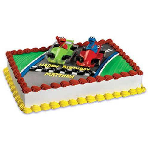 NEW SESAME STREET ELMO SPEED RACER CAKE KIT | eBay Australia