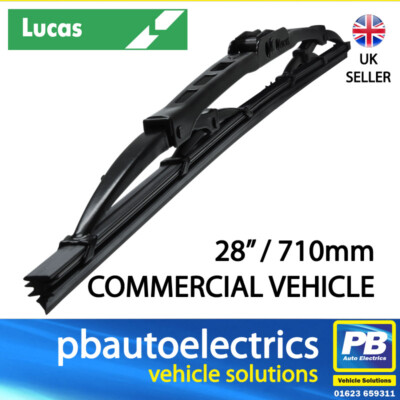 SINGLE LUCAS WIPER BLADE HOOK TYPE 28" INCH 710mm (HD COMMERCIAL ...