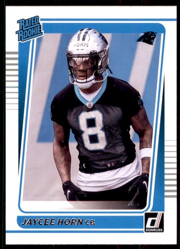 2021 Donruss Rated Rookie Jaycee Horn Rookie Carolina Panthers #329 | eBay