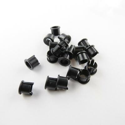 1x Black LED Holders for 5mm Leds, LED Socket Mounting Rings Plastic ...