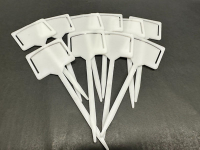 Plant labels stakes Large 17cm sturdy plastic pack of 10 reusable ...