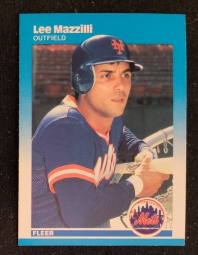 1987 Fleer Baseball Card #15 Lee Mazzilli New York Mets | eBay