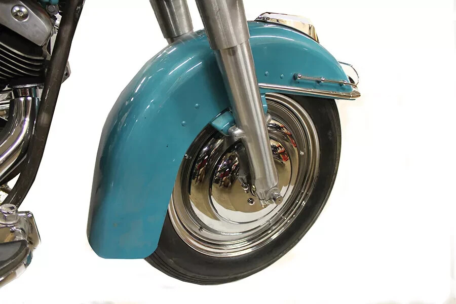 16 inch Front Wire Wheel Cover Set Chrome fits Harley Davidson 45-0378 ...