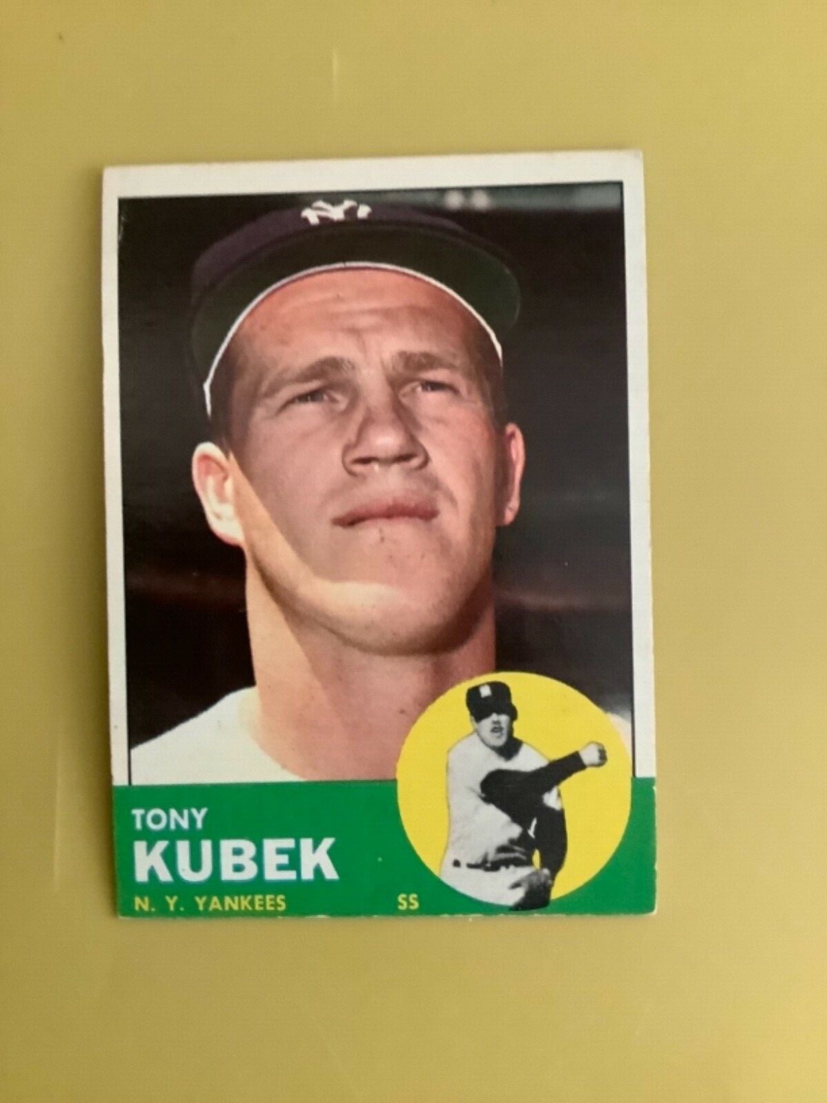 1963 Topps #20 Tony Kubek New York Yankees EXMT | eBay
