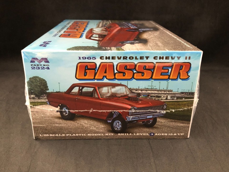 Moebius Models 1965 Chevrolet Chevy II Gasser 1:25 Scale Plastic Model ...