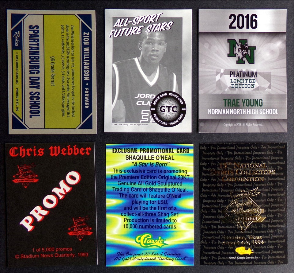 Zion Williamson, Kevin Durant, Trae Young, Chris Webber, Shaq O'Neal ...