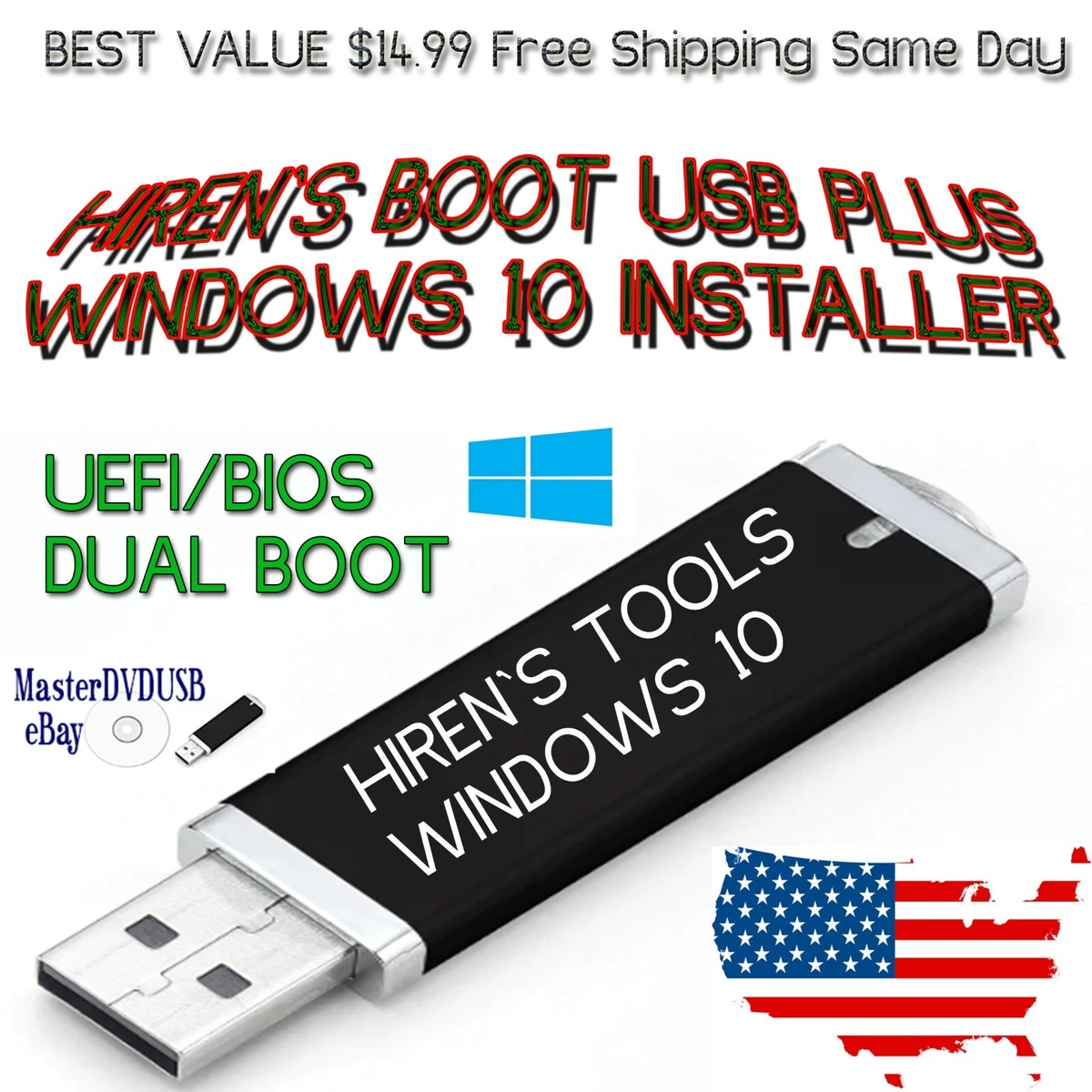 Create Bootable Hirens BootCD USB For Windows 10 (Simple, 50% OFF Create Bootable Hirens BootCD USB For Windows 10 (Simple, 50% OFF