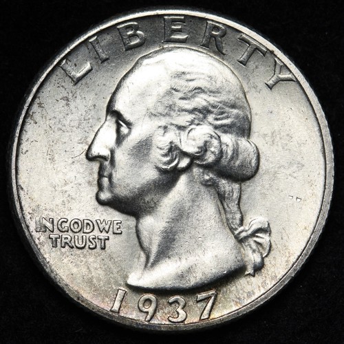 1937-D Washington Silver Quarter GEM BU *UNCIRCULATED* MS E343 OAPU | eBay