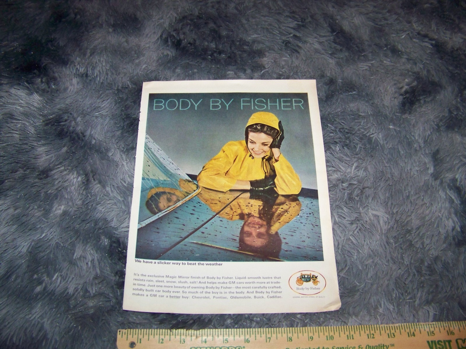 Body by Fisher GM Original Print Ad from Magazine Vintage 1964 | eBay