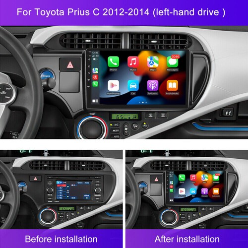 Android 11 Car Stereo Radio GPS Navi Carplay 2+32GB For Toyota PRIUS C ...