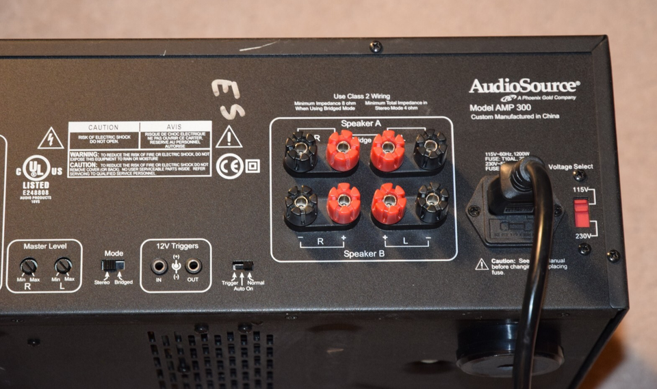 AudioSource AMP300 2 Channel 150 WPC Power Amplifier/ Amp | eBay