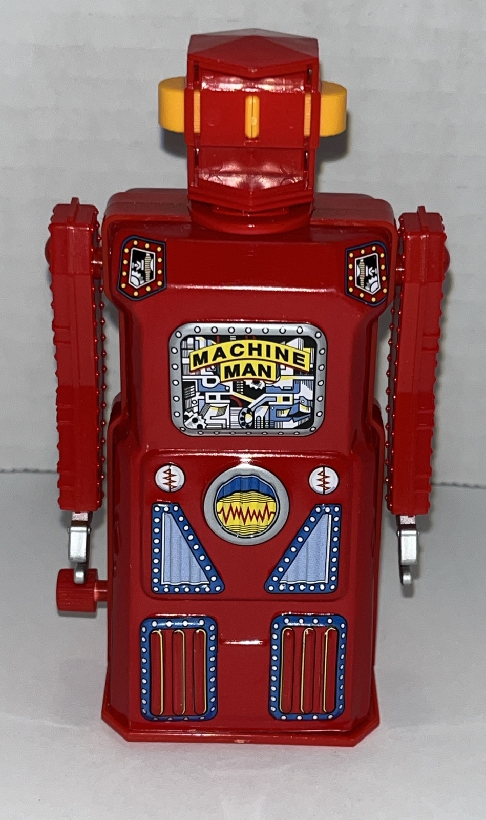 Masudaya MACHINE MAN Wind-Up Tin Toy Vintage 1997 Part of 1950s Gang of ...
