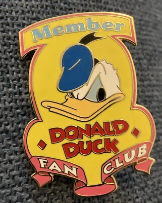 Donald Duck Fan Club Member Pin Disney Pin LE 500 Disney Auctions ...