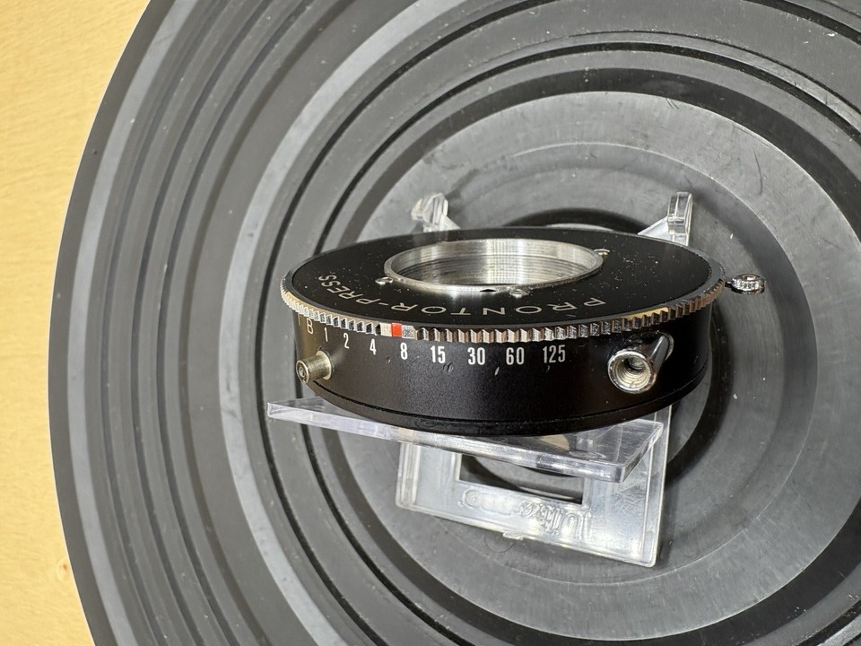 PRONTOR-PRESS / AGC #623 Large Format Shutter / Working! | eBay