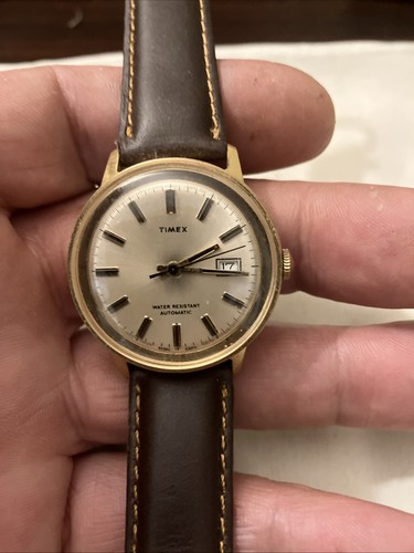 Vintage Gents Timex Water Resistant Automatic Wristwatch 46560 03274 ...