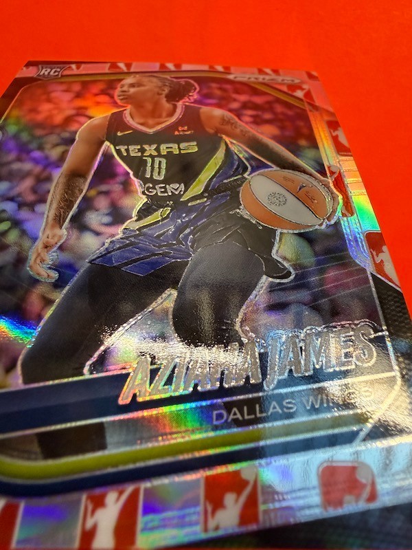2025 Panini Prizm WNBA WNBA Logo Prizm Rookie #83 Aziaha James RC ...