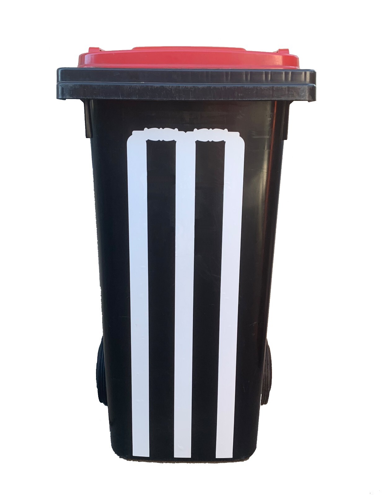Wheelie bin stickers, Cricket stumps, Cricket wicket stickers, 2 ...