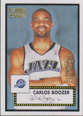 2005/06 topps 1952 style # 130 carlos boozer | eBay