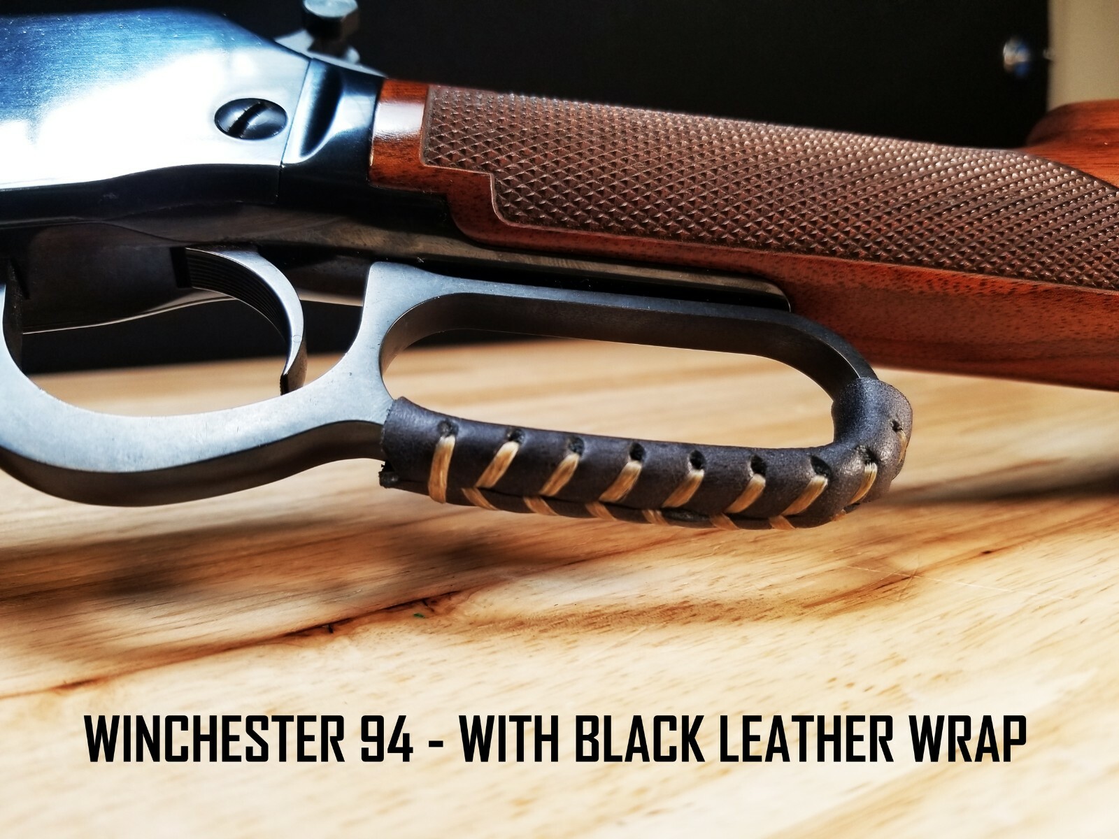 Leather Lever Wrap Cover for Lever-Action Rifles & Shotguns - 2 Qty ...