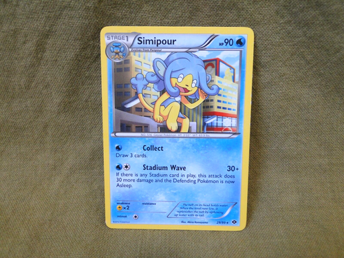 Pokemon Trading Card - Next Destinies: Simipour 29/99 | eBay