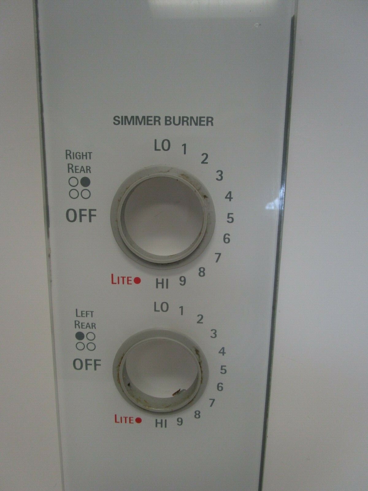 Kenmore Range Control Panel, White, Glass WB57T10178 ASMN | eBay