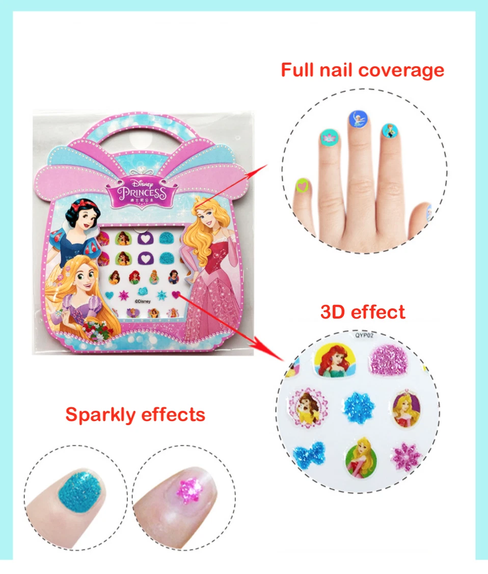 Frozen Nail Designs For Little Girls