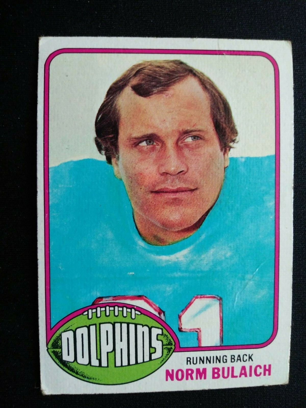 1976 Topps Football Card # 413 Norm Bulaich - Miami Dolphins | eBay