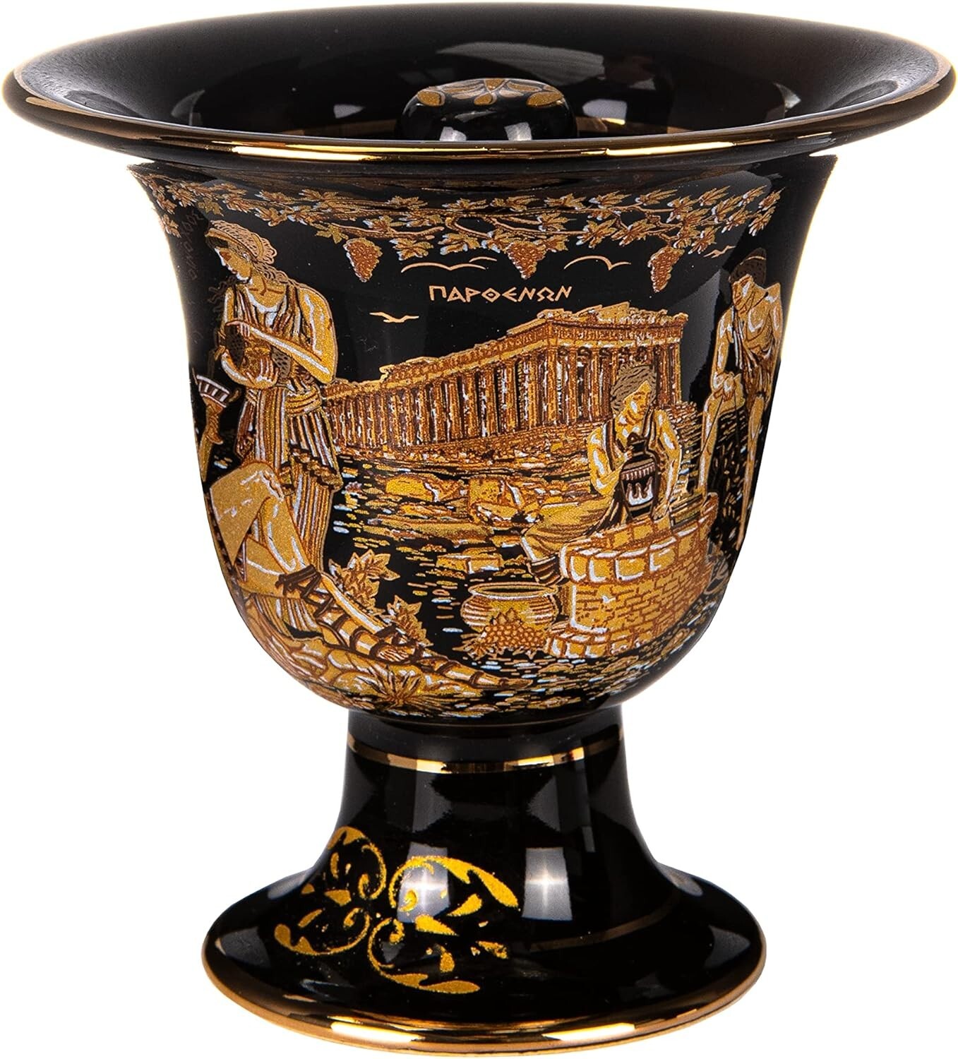 Pythagoras Cup of Justice Dionysus Parthenon Pythagorean Fair Mug Black ...