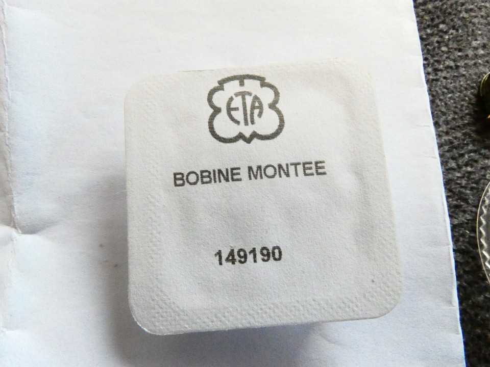 ETA 201.001 Coil, Bobine ETA 201001 new chopard original in package ...