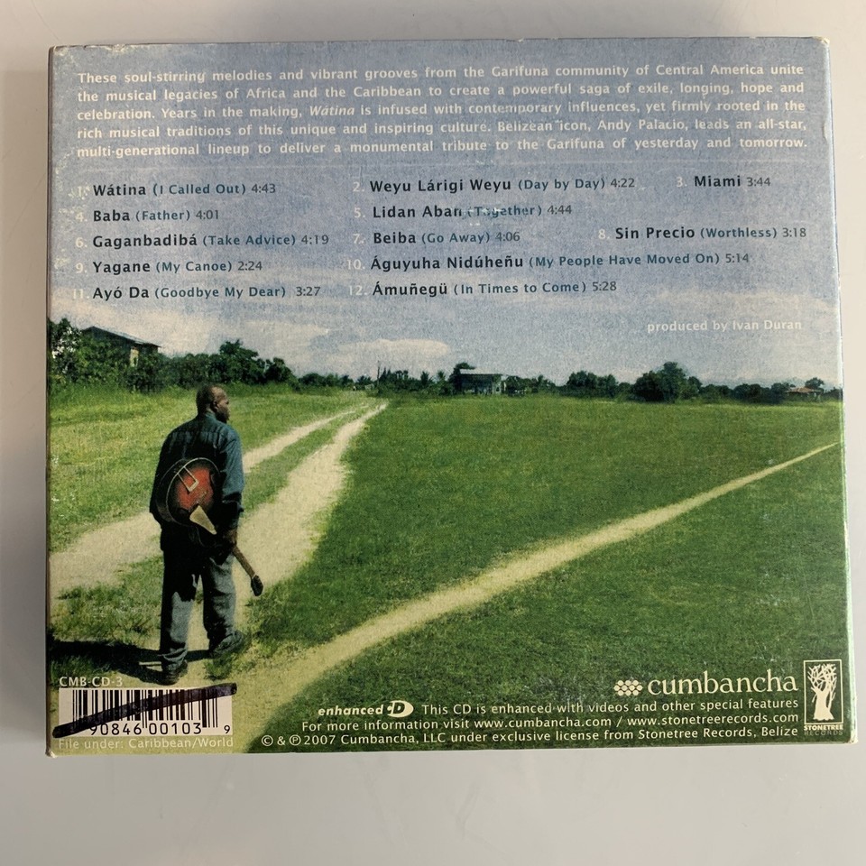 Wátina * by Andy Palacio & the Garifuna Collective (CD, Feb-2007 ...