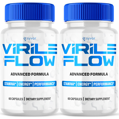 Virile Flow for Men Advanced Performance Supplement Male Health 120 ...