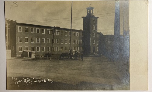 Ludlow Vermont Upper Mill RPPC Real Picture Postcard Vintage VT | eBay