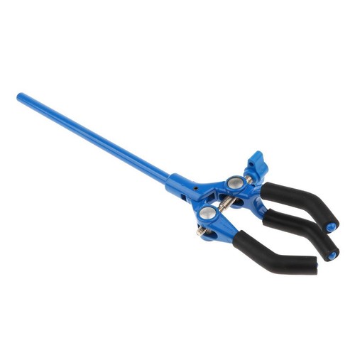 Glass Flask Clamp Holder Three Prong Jaw for Lab Stand Flask Test Tube ...