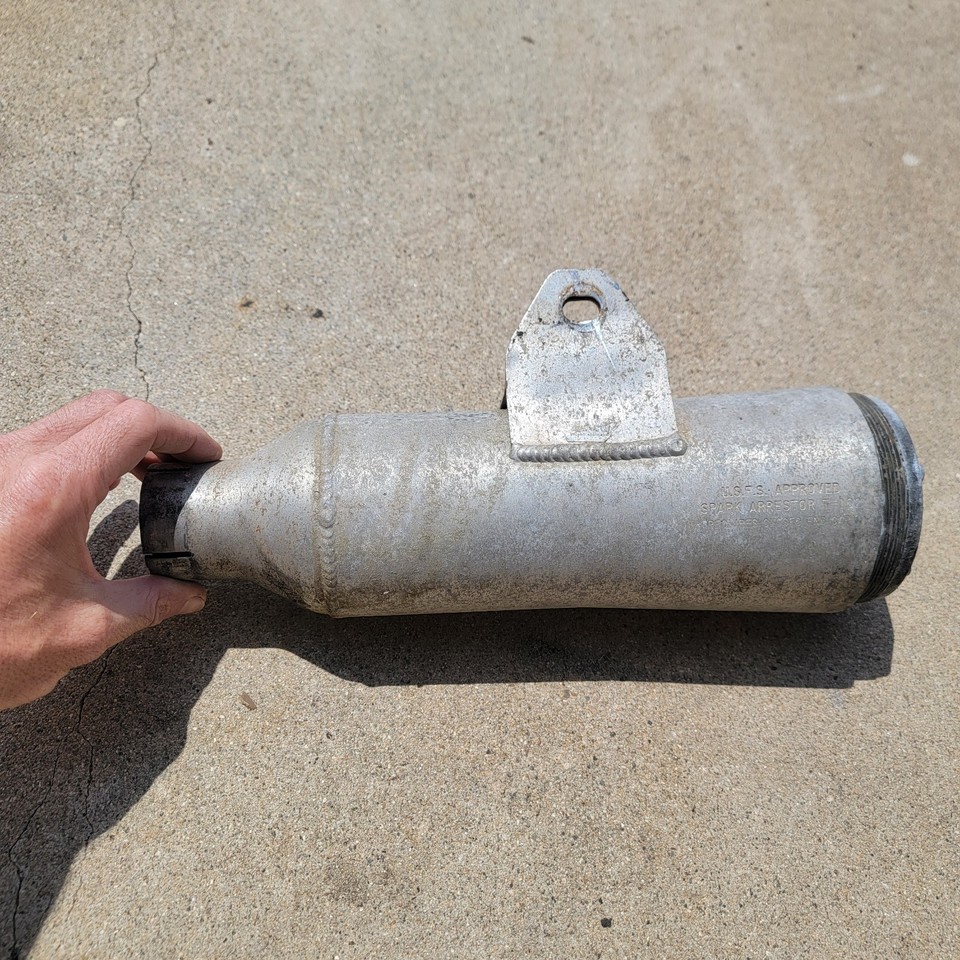 Honda 500R XR Vintage Supertrapp Muffler Used Nice Complete 42mm Enduro ...