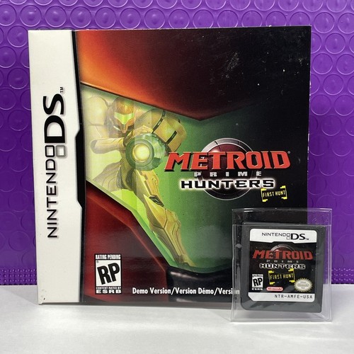 Metroid Prime Hunters First Hunt Demo NDS (Nintendo DS, 2004) Complete ...