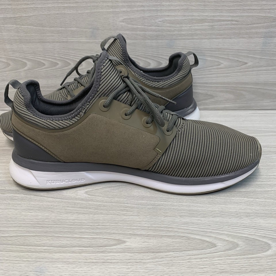 Kuru Atom Cloud Olive Brown Gray Athletic Running Shoes Sneakers Mens ...