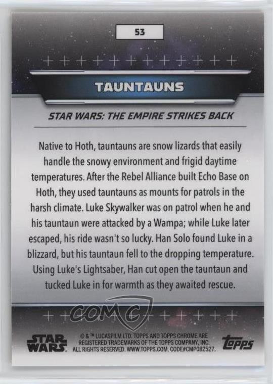 2024 Chrome Star Wars Hyperspace Gold Galactic Dust Refractor 5/50 ...