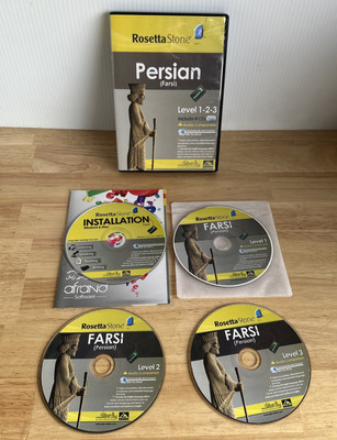 ROSETTA STONE AUDIO COMPANION CD'S PERSIAN/ FARSI LEVEL 1, 2 & 3 Version 3 | eBay
