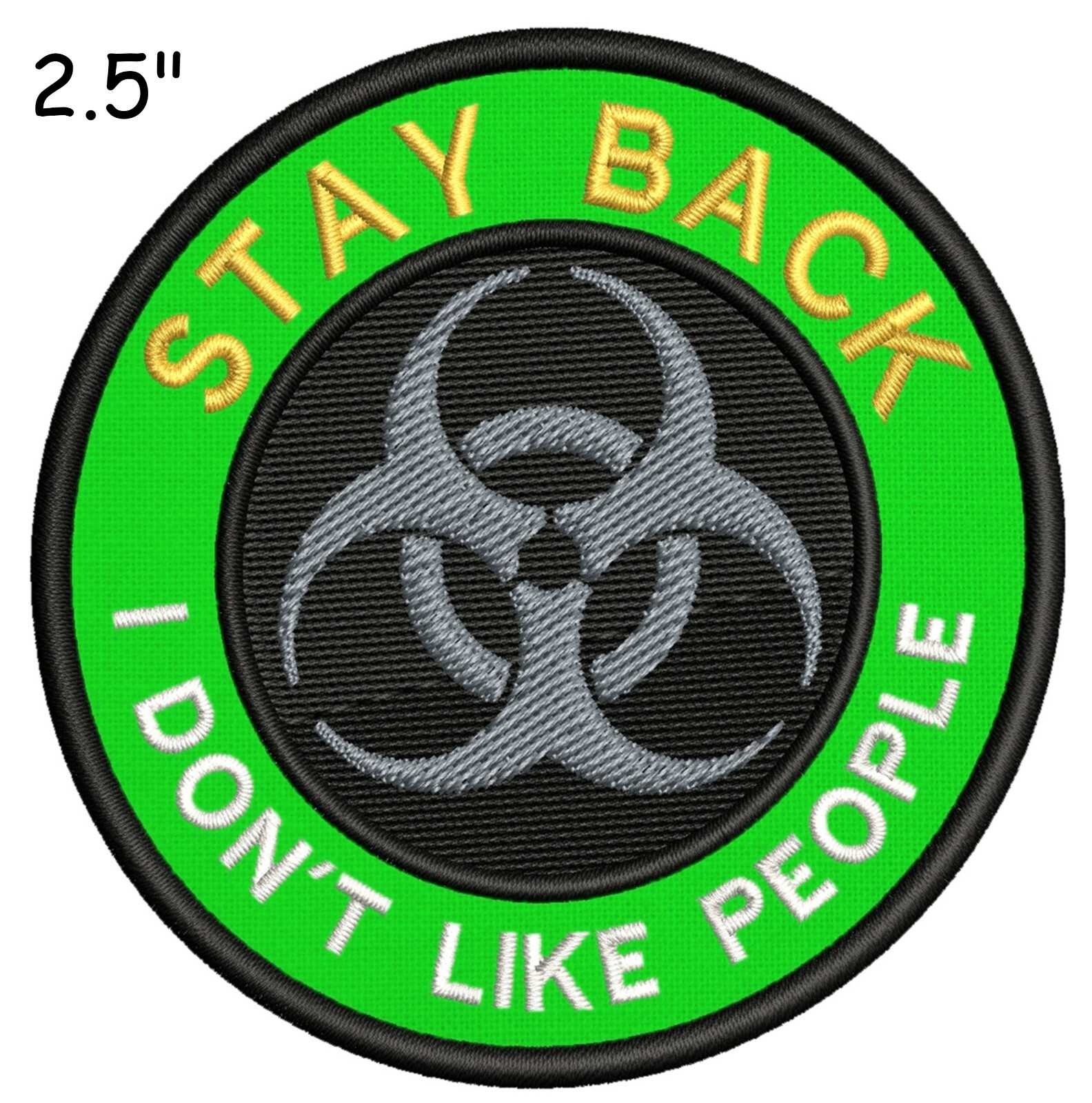 I SURVIVED 2020 BIOHAZARD Response Team Patch Embroidered DIY Iron-On ...