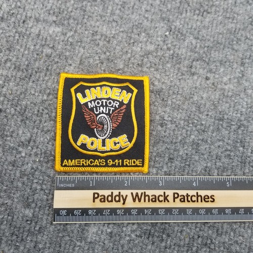 Linden Motor Unit Police Americas 911 Ride Patch | eBay