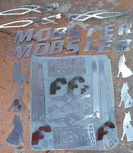 Mobster Chrome Fit All Car Truck Sign Logo CUSTOM EMBLEM Exterior ...