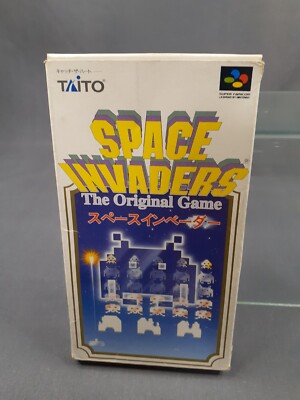 NINTENDO SUPER FAMICOM SFC Space Invaders Japanese Version Boxed | eBay
