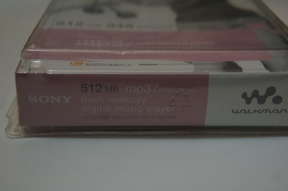 NEW Sony 512MB flash memory MP3 digital music player PINK NW-E105 NW-E105PINK | eBay