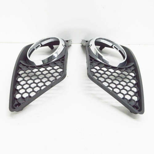 NEW MB C-CLASS W204 AMG FRONT BUMPER FOG GRILLE A2048850353 A2048850253 ...