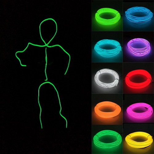 Wire Costume El luminated Strips Adult Kids Stickman Figure Halloween ...