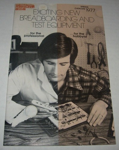 Vintage 1977 Electronics Catalog Breadboard CSC Pulse Generator DIY | eBay