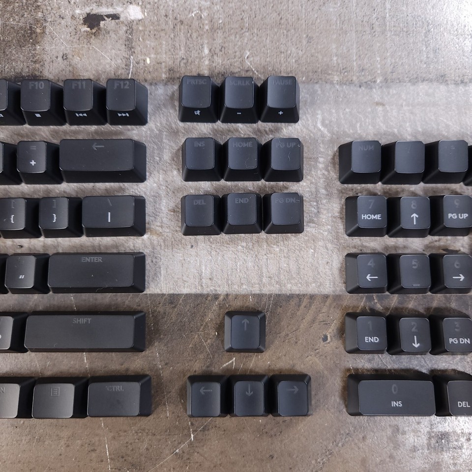 Genuine OEM Logitech G512 G513 Carbon RGB REPLACEMENT Keyboard Keycap ...