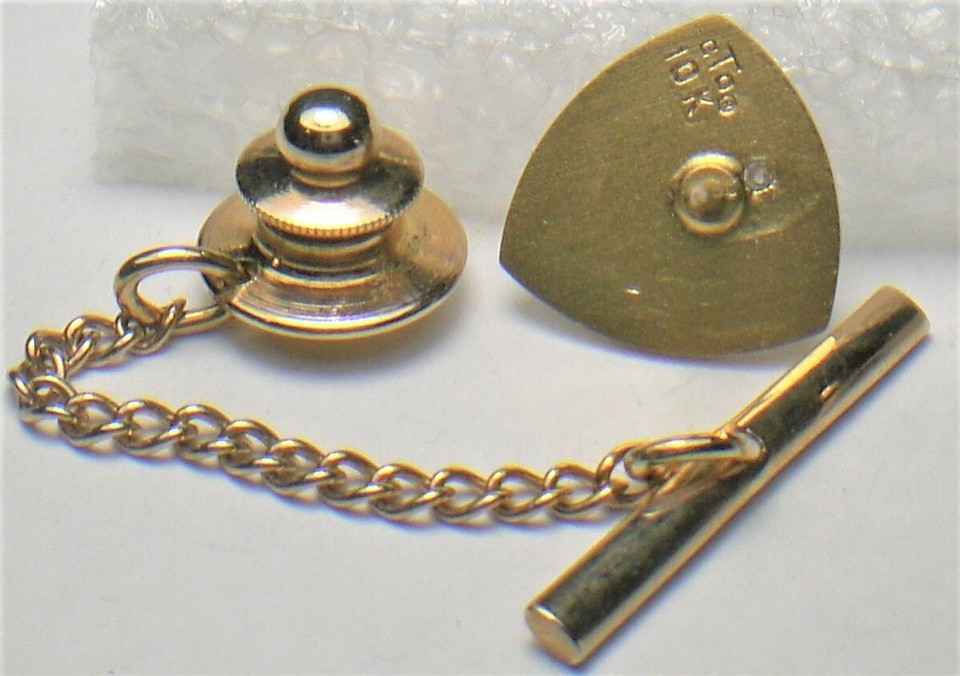 💎Vtg. NBC TV, Radio Broadcast Co. Logo 10K Tie/Lapel pin employee ...